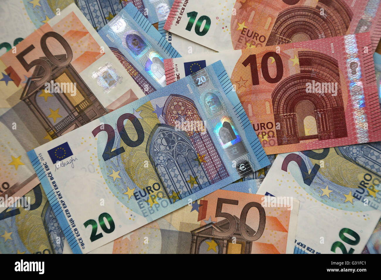 Money finance banknotes germany 50 hi-res stock photography and images ...
