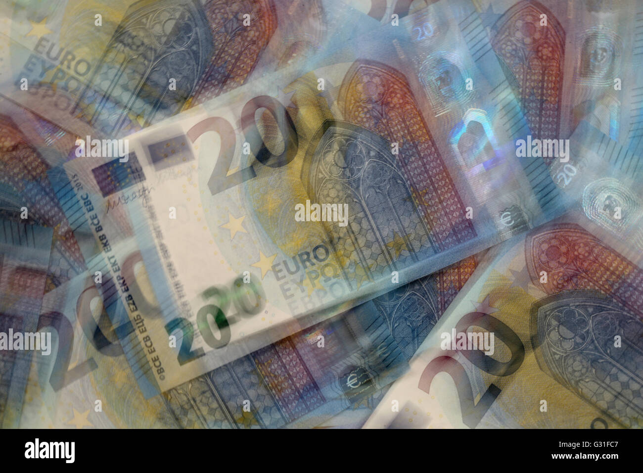 Berlin, Germany, 20 Euro bills Stock Photo - Alamy