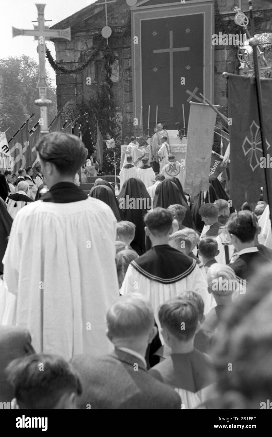 Festival corpus christi Black and White Stock Photos & Images - Alamy