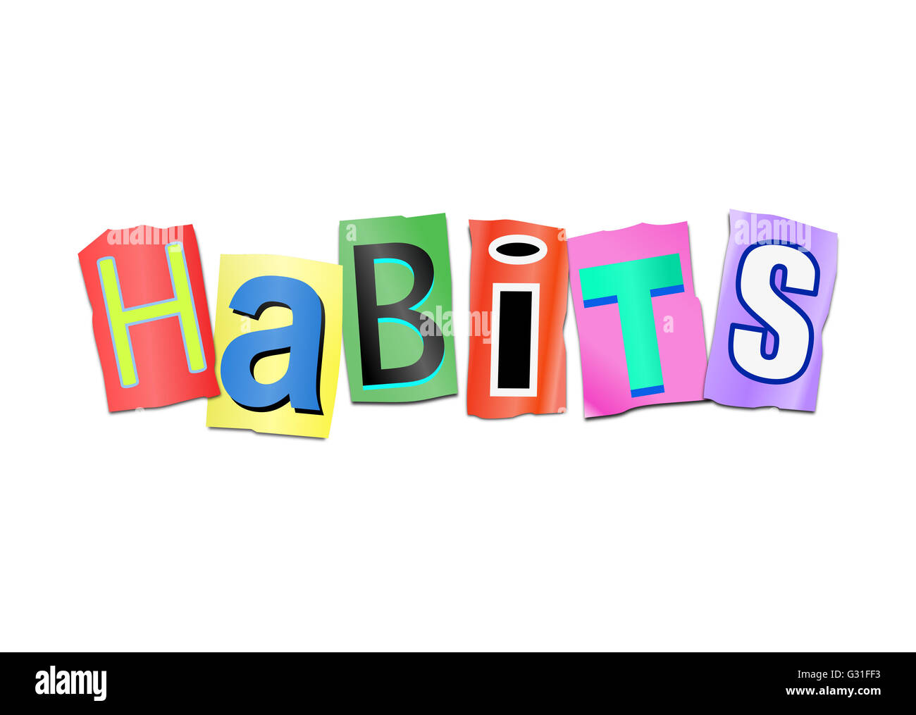 Habits cut out hi-res stock photography and images - Alamy