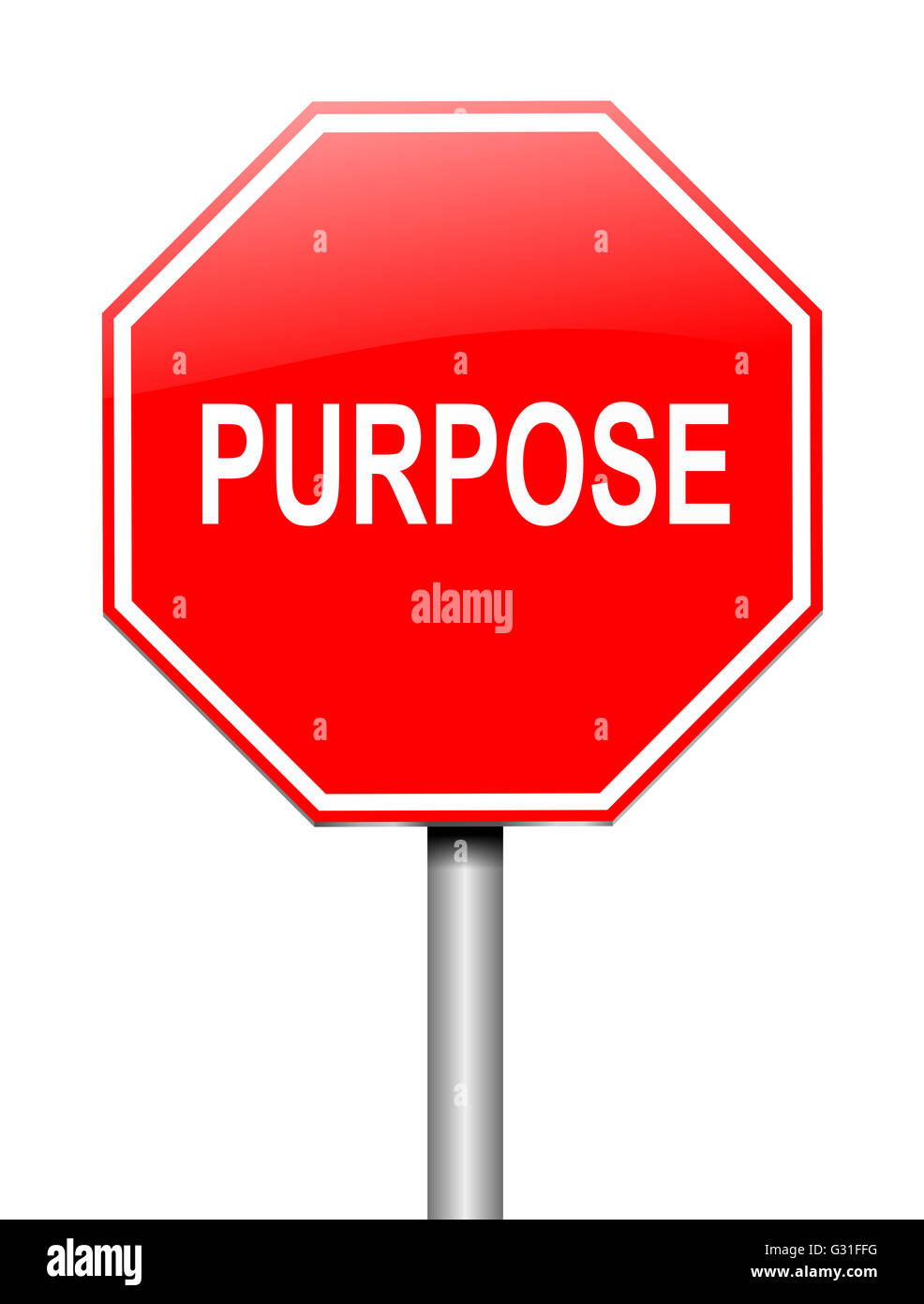 Purpose of sign hi-res stock photography and images - Alamy