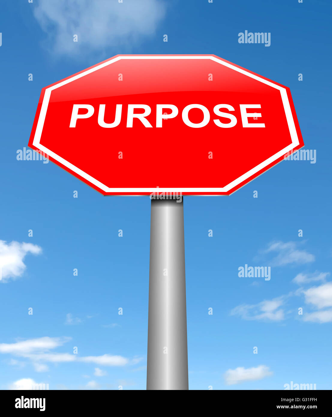 Purpose of sign hi-res stock photography and images - Alamy