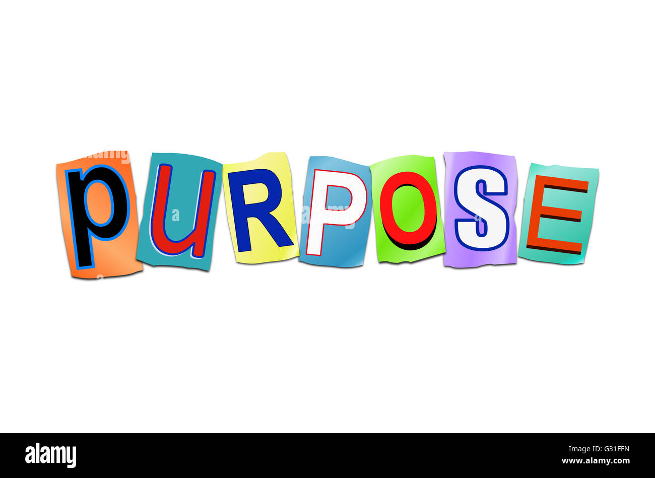 Purpose and objective Cut Out Stock Images & Pictures - Alamy