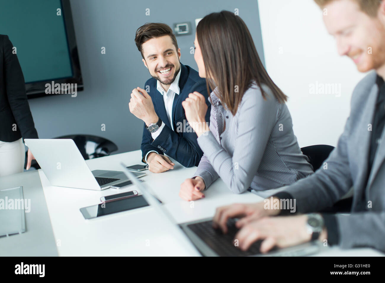 Group people working together hi-res stock photography and images - Alamy