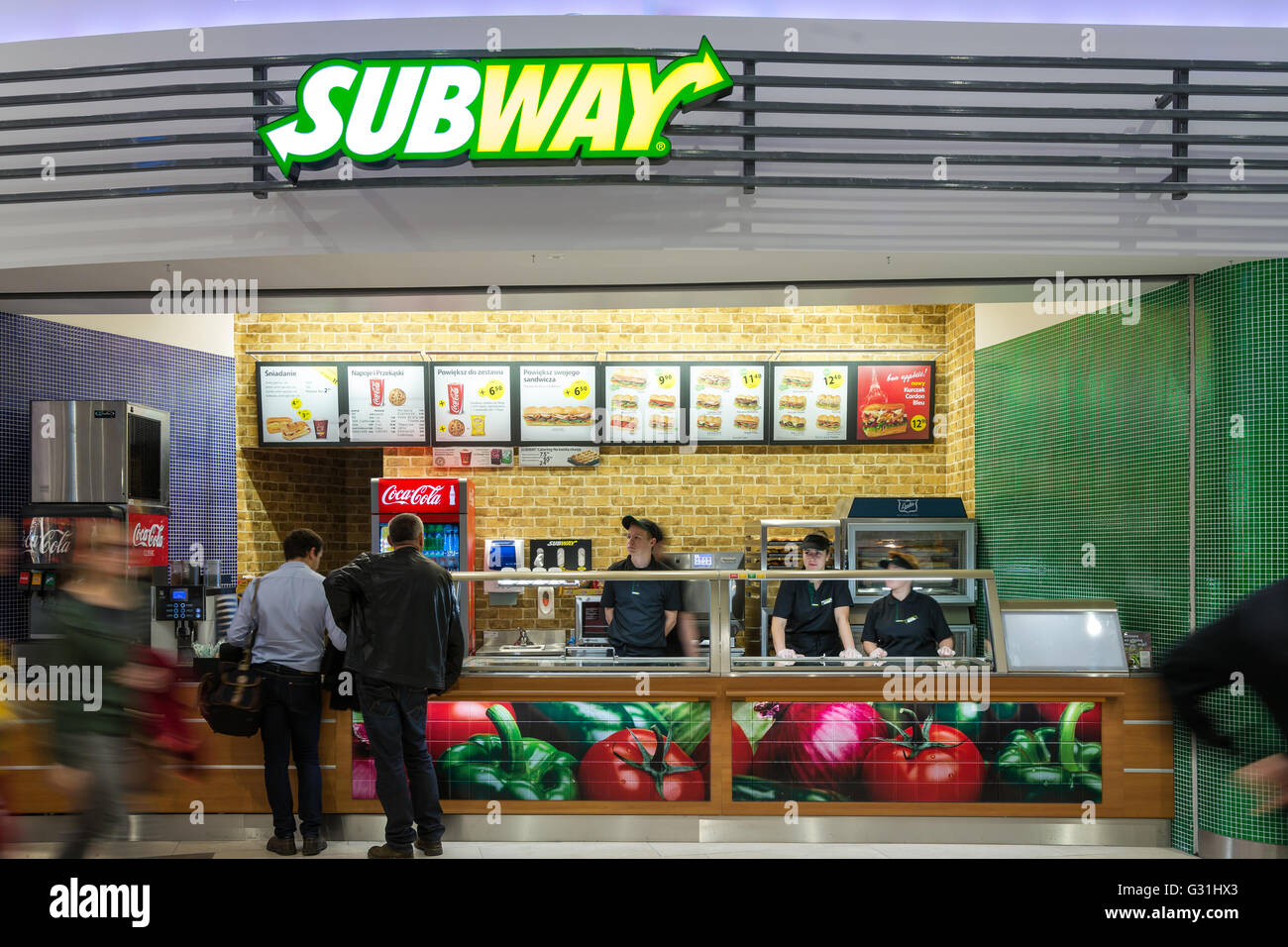 Poznan, Poland, Subway branch in Poznan City Center Stock Photo - Alamy