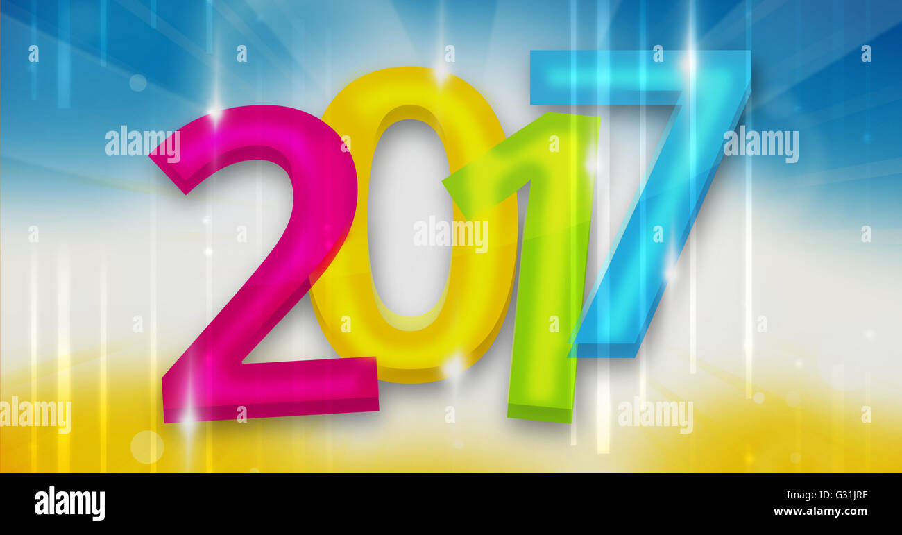 2017 background new year design Stock Photo - Alamy