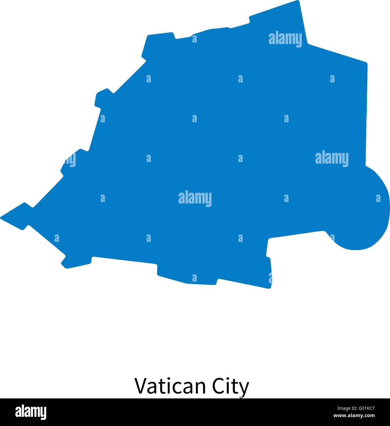 Vatican city political map city hi-res stock photography and images - Alamy