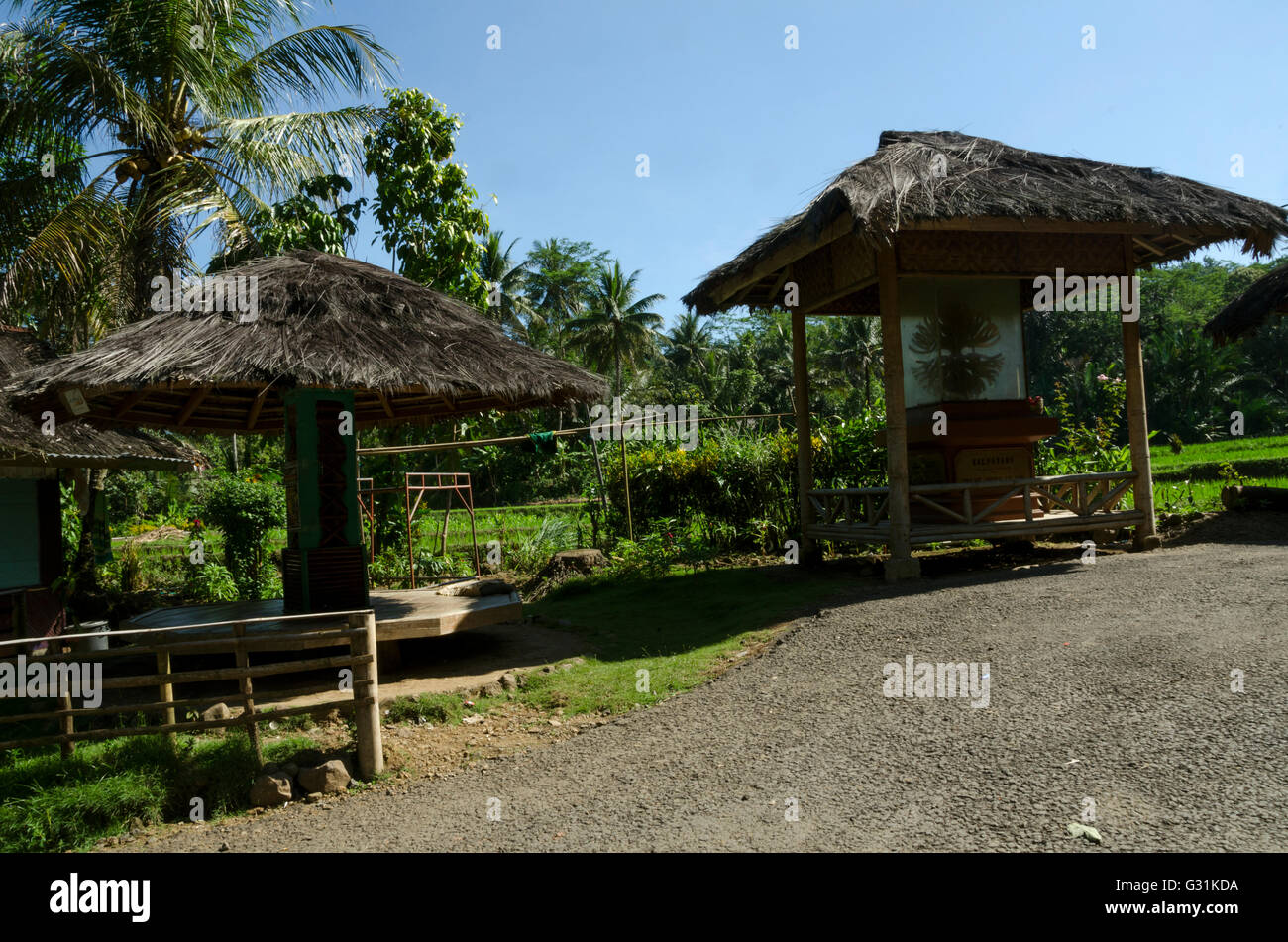Kampung Kuta - traditional Sundanese village Stock Photo - Alamy