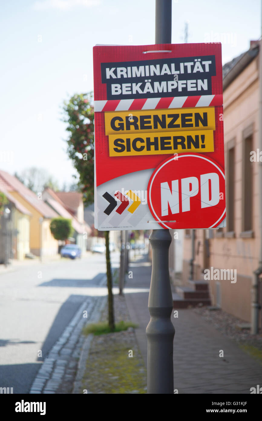 Npd slogan poster hi-res stock photography and images - Alamy