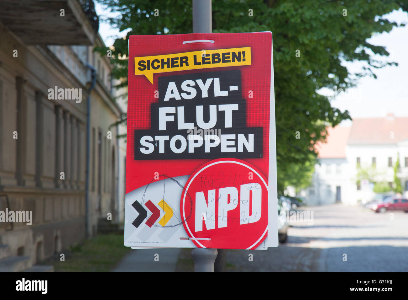 Npd poster germany hi-res stock photography and images - Alamy