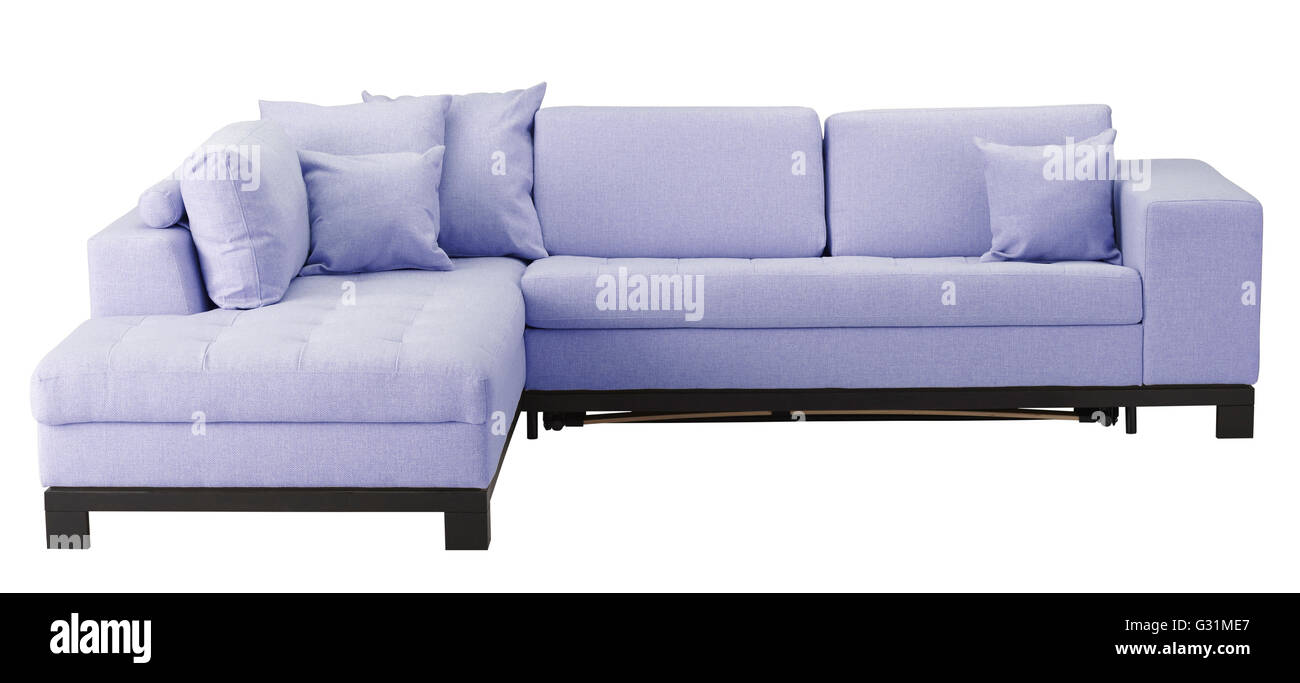 Periwinkle sofa isolated on white hi-res stock photography and images ...
