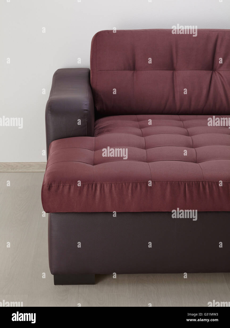 Leather sofa. Include clipping path Stock Photo - Alamy