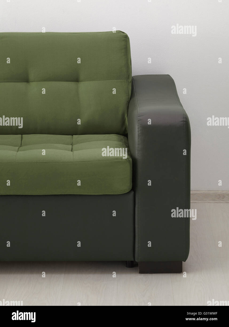 Leather sofa. Include clipping path Stock Photo - Alamy