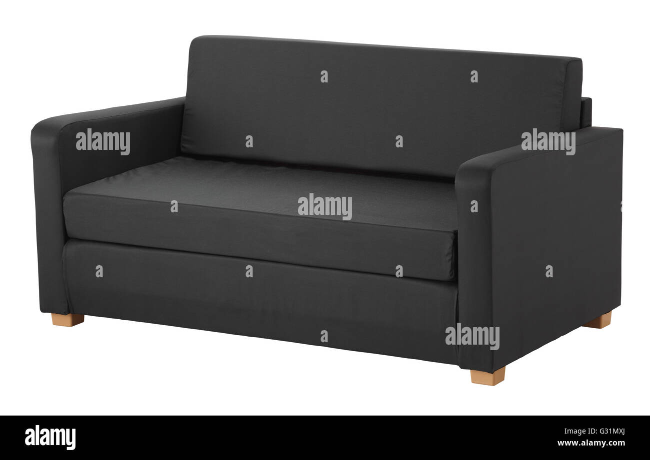 Dark grey sofa Cut Out Stock Images & Pictures - Alamy