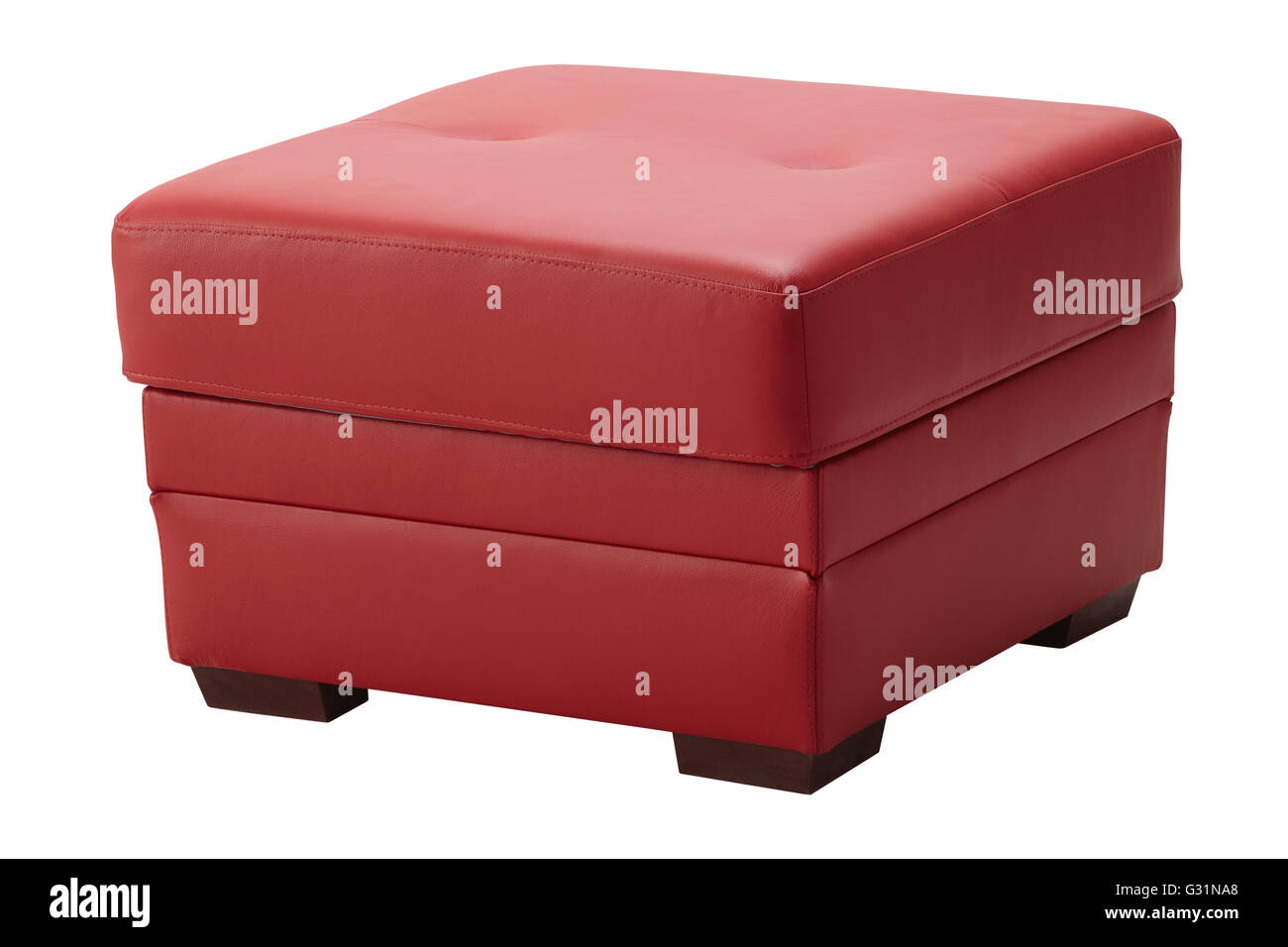 Red leather texture Cut Out Stock Images & Pictures - Alamy