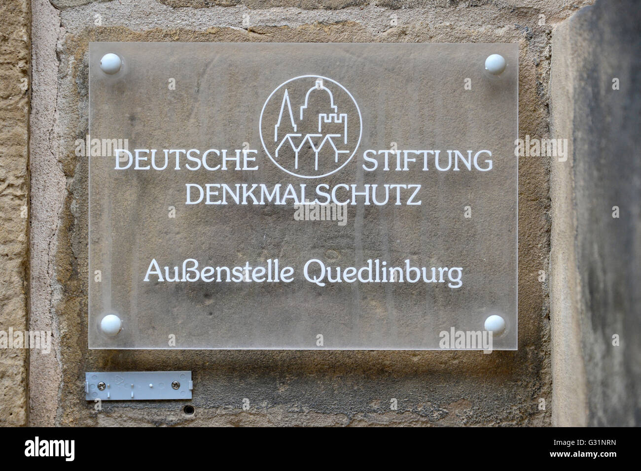German sign for cultural monuments hi-res stock photography and images ...