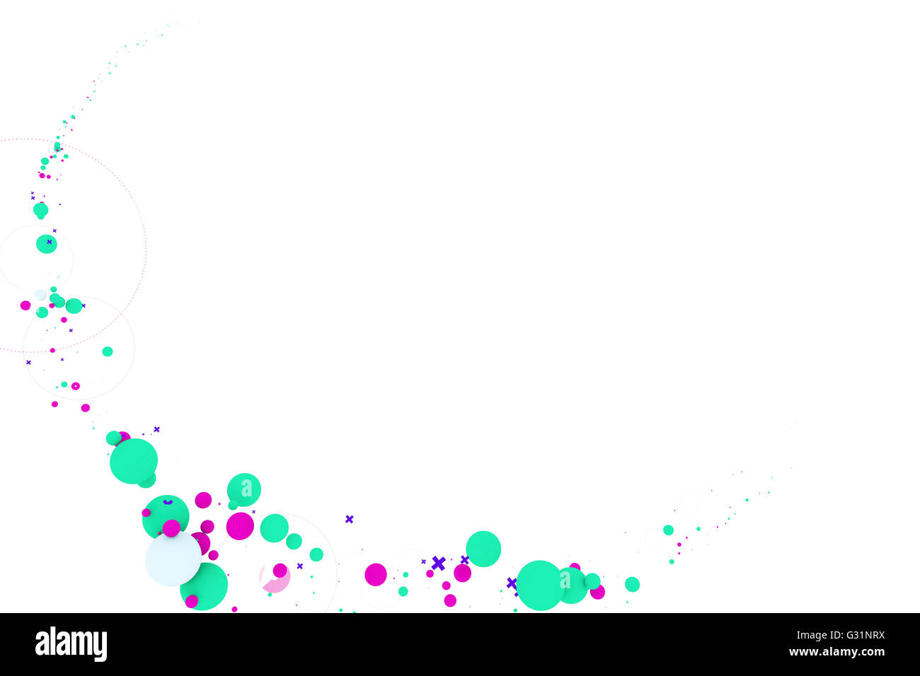 Circles background. Isolated on grey background, include clipping path ...