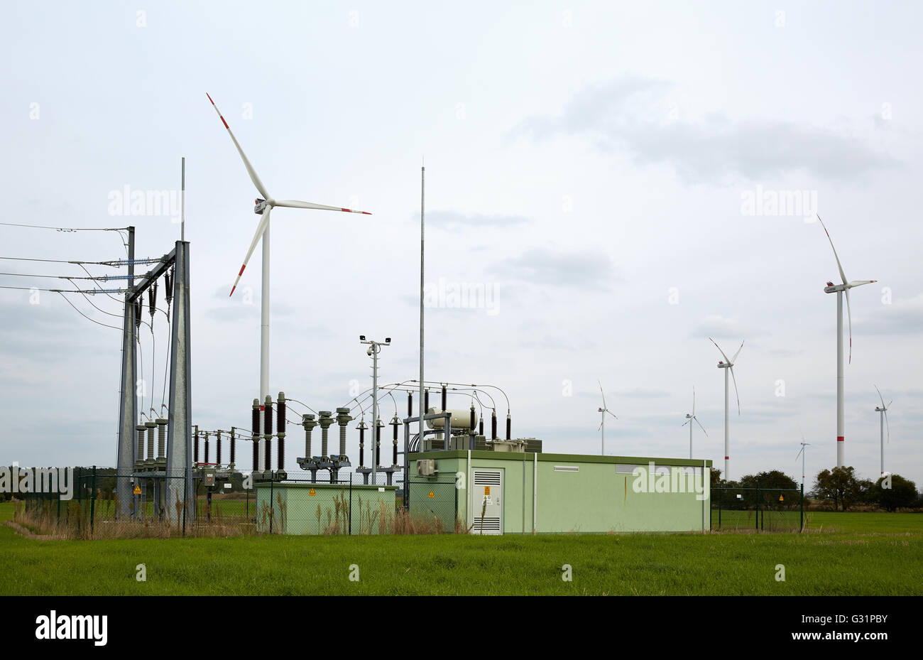 Substation wind farm hi-res stock photography and images - Alamy