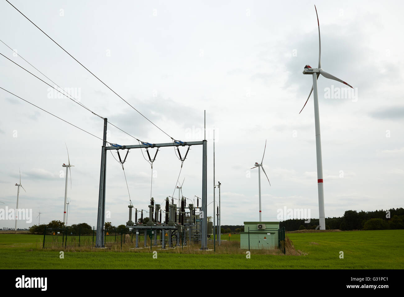 Substation wind farm hi-res stock photography and images - Alamy