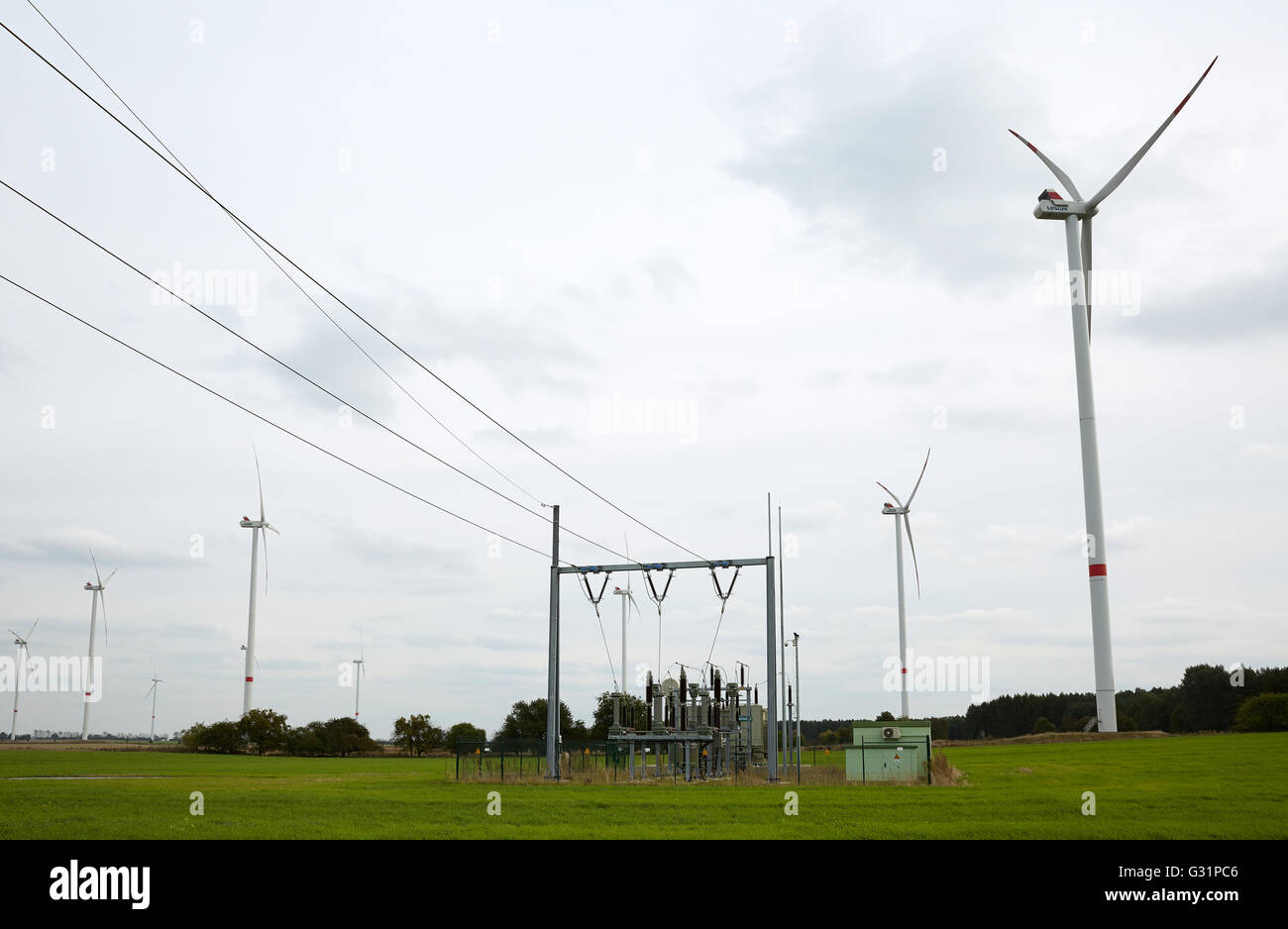 Substation wind farm hi-res stock photography and images - Alamy