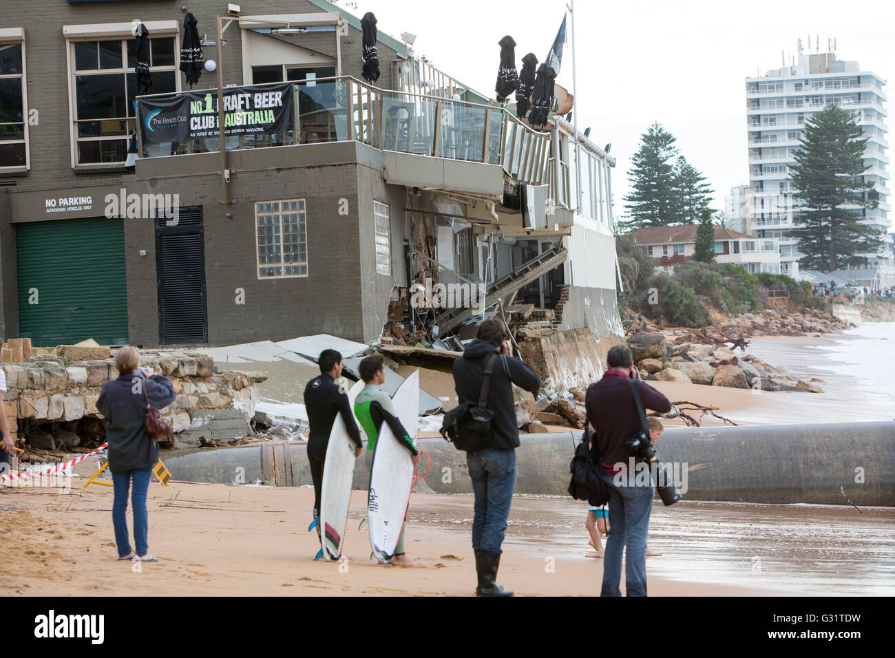 Sydney, Australia. 06th June, 2016. The Collaroy Beach club was ...