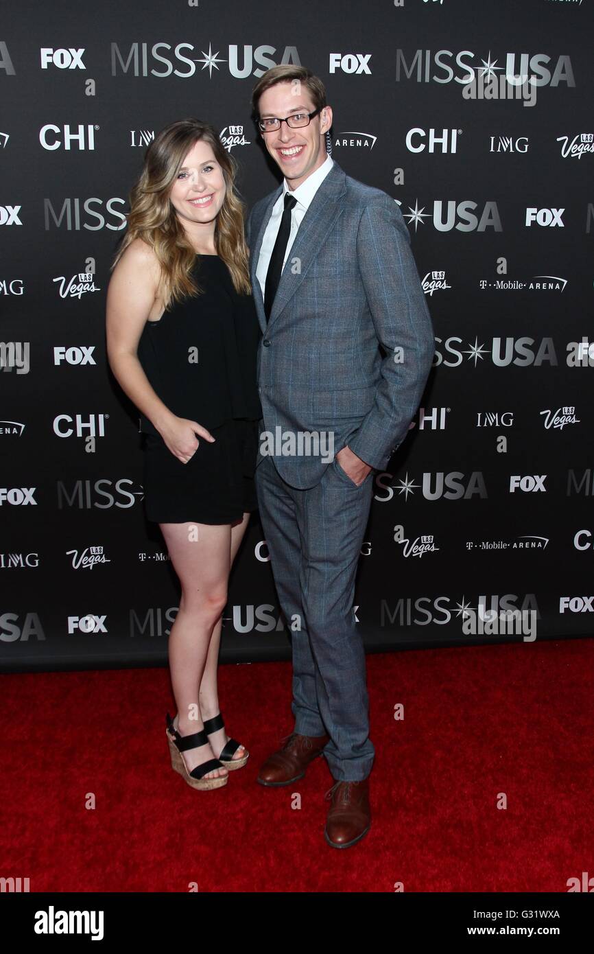 Las Vegas, NV, USA. 5th June, 2016. Becky Miller, Keith Habersberger at ...