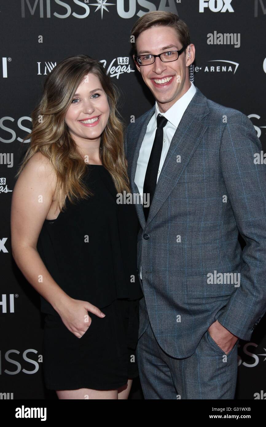 Las Vegas, NV, USA. 5th June, 2016. Becky Miller, Keith Habersberger at ...