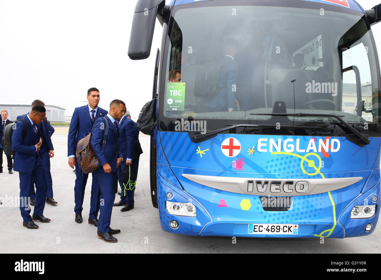 Paris, France. 6th June, 2016. The England national mens football team ...