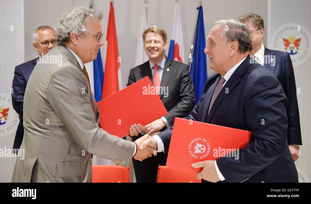 Prague, Czech Republic. 06th June, 2016. Czech Chamber of Commerce head ...