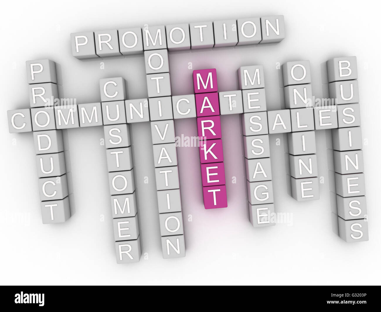 Marketing concept sign product Cut Out Stock Images & Pictures - Alamy