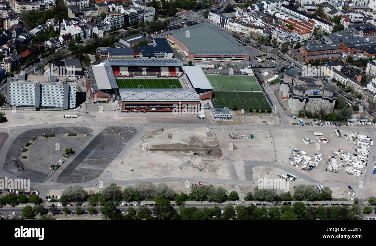 Hamburg, Germany. 5th May, 2016. The Heiligengeistfeld (lit. field of ...