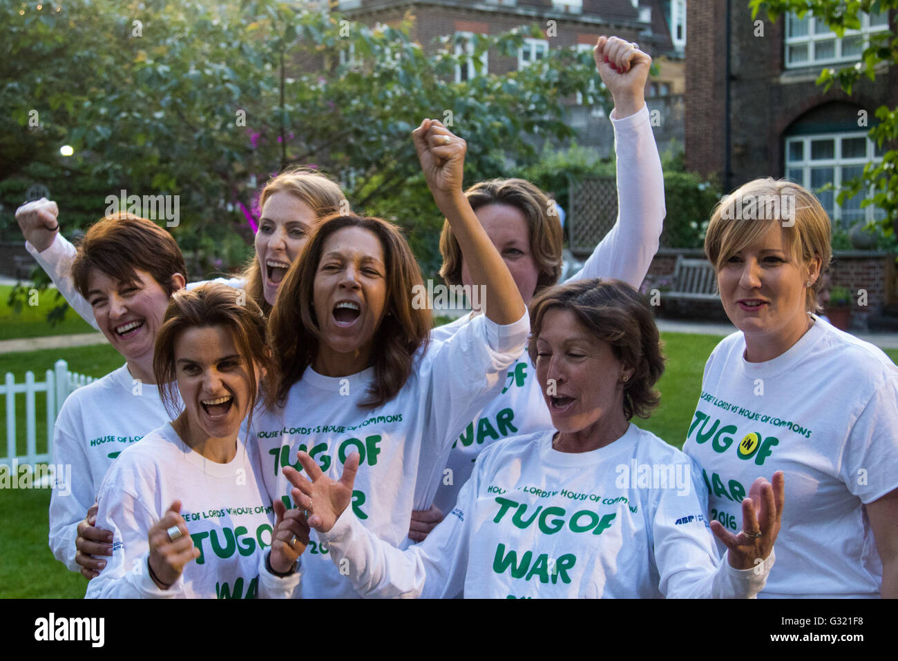 Westminster, London, June 6th 2016. Women MPs pose for a picture before ...