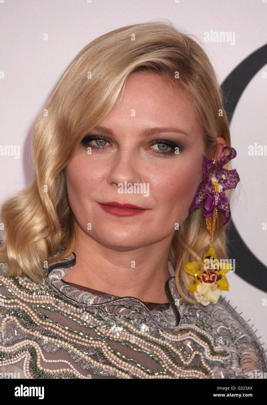 New York, New York, USA. 6th June, 2016. Actress KIRSTEN DUNST attends ...