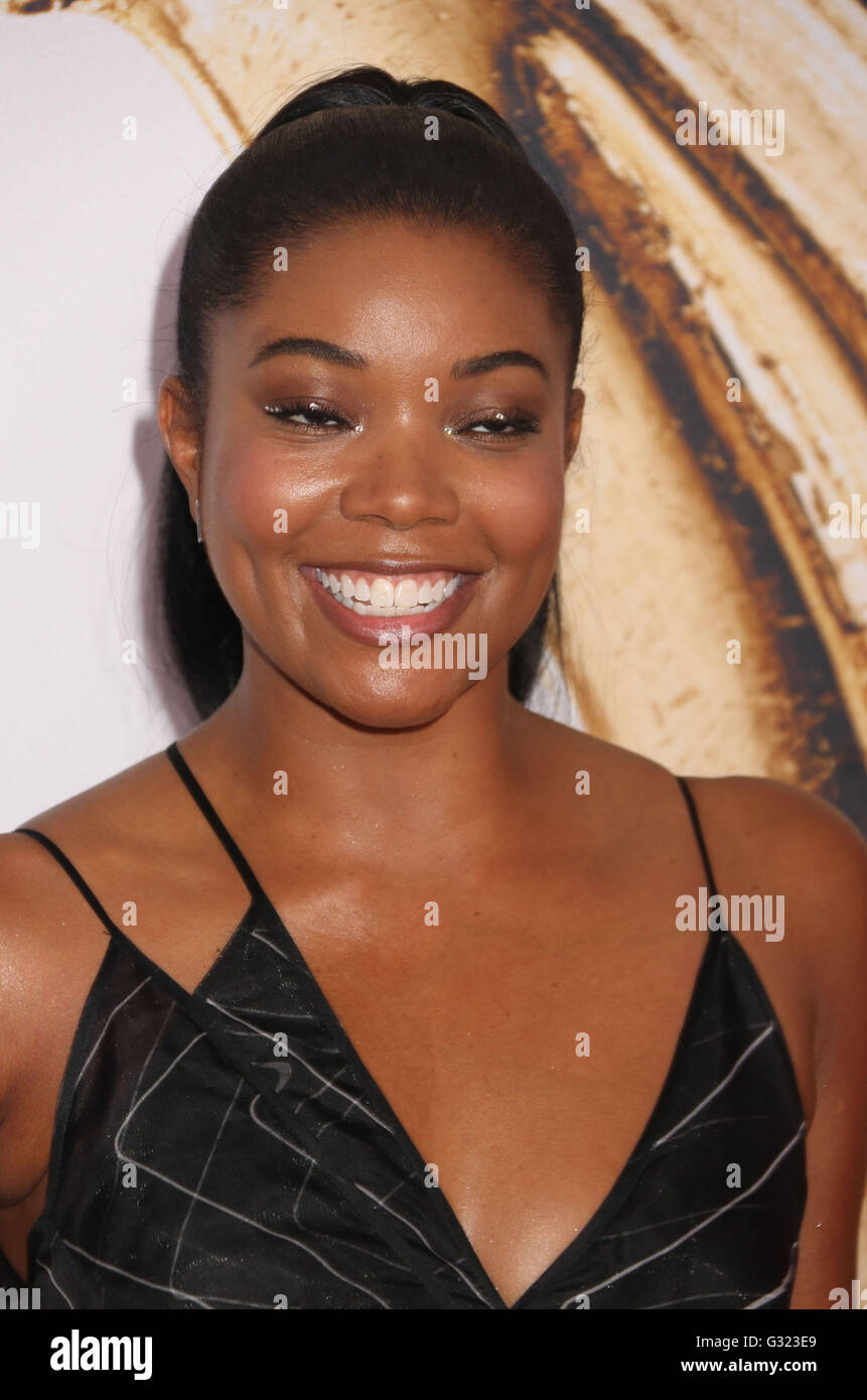 New York, New York, USA. 6th June, 2016. Actress GABRIELLE UNION ...