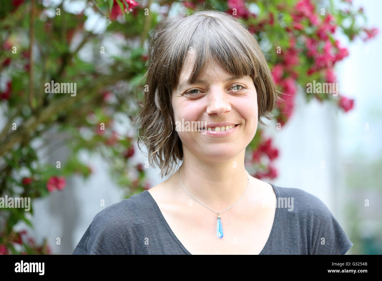 Hamburg, Germany. 30th May, 2016. Actress and laugh trainer Caroline ...