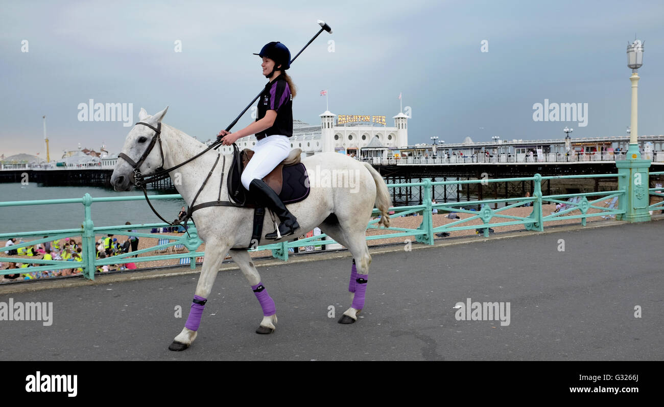 Brighton UK 7th June 2016 - Holly Fleming a member of the newly formed ...