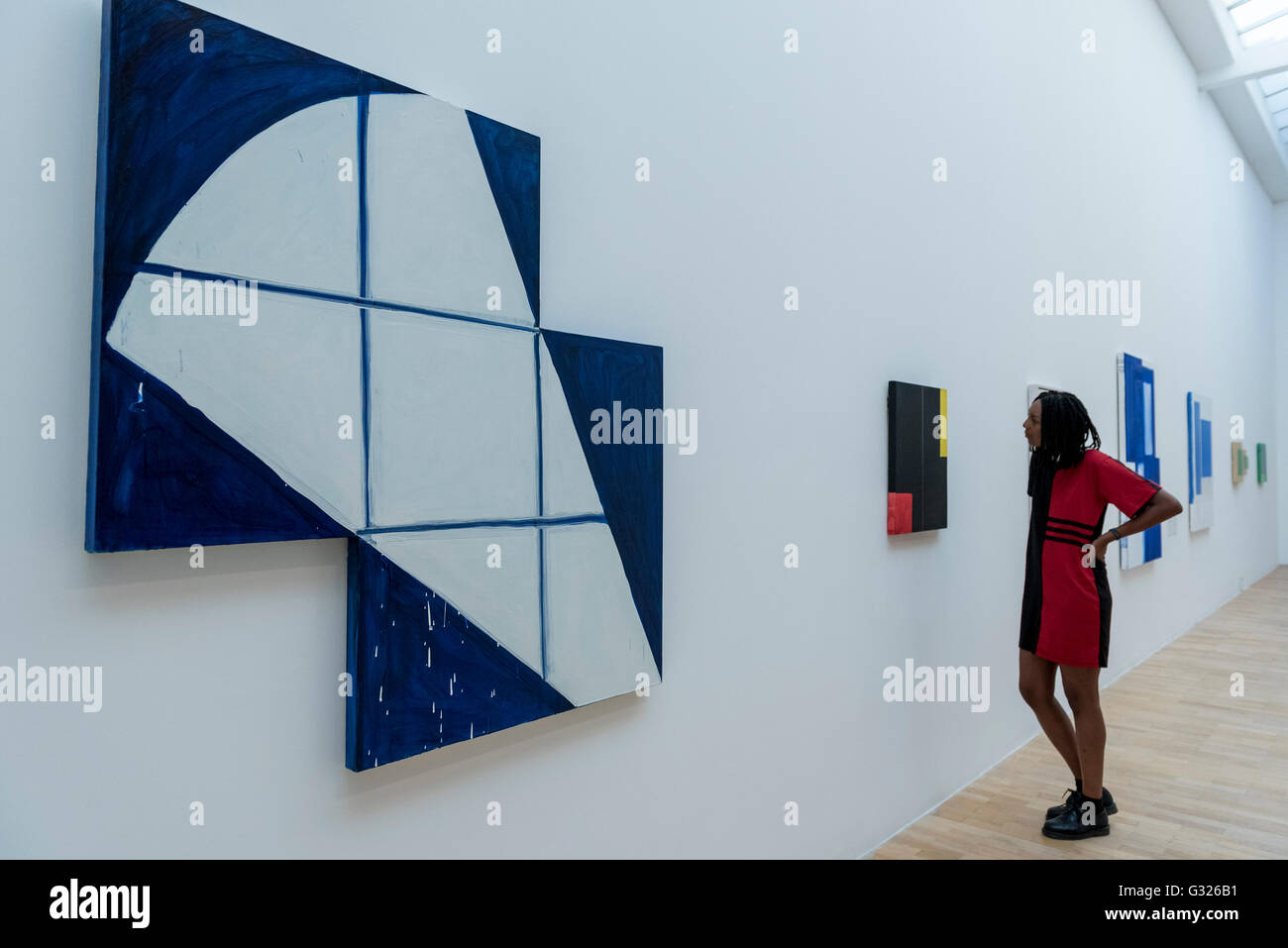 London, UK. 7 June 2016. A visitor looks at (L) "Matisse", by the ...