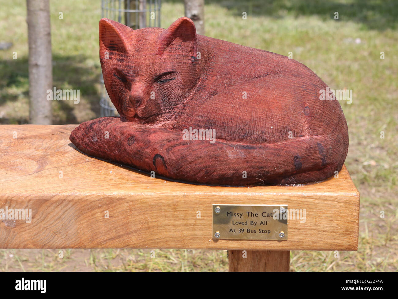 Havant, Hampshire, UK. 7th June 2016. A memorial dedicated to a much ...