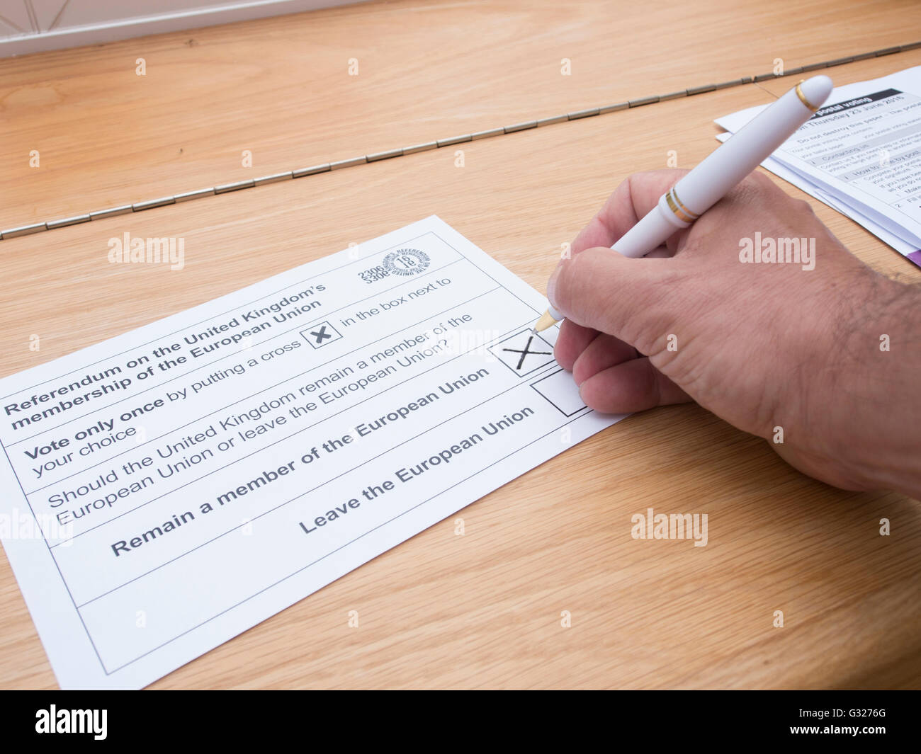 Spoiled ballot paper hi-res stock photography and images - Alamy
