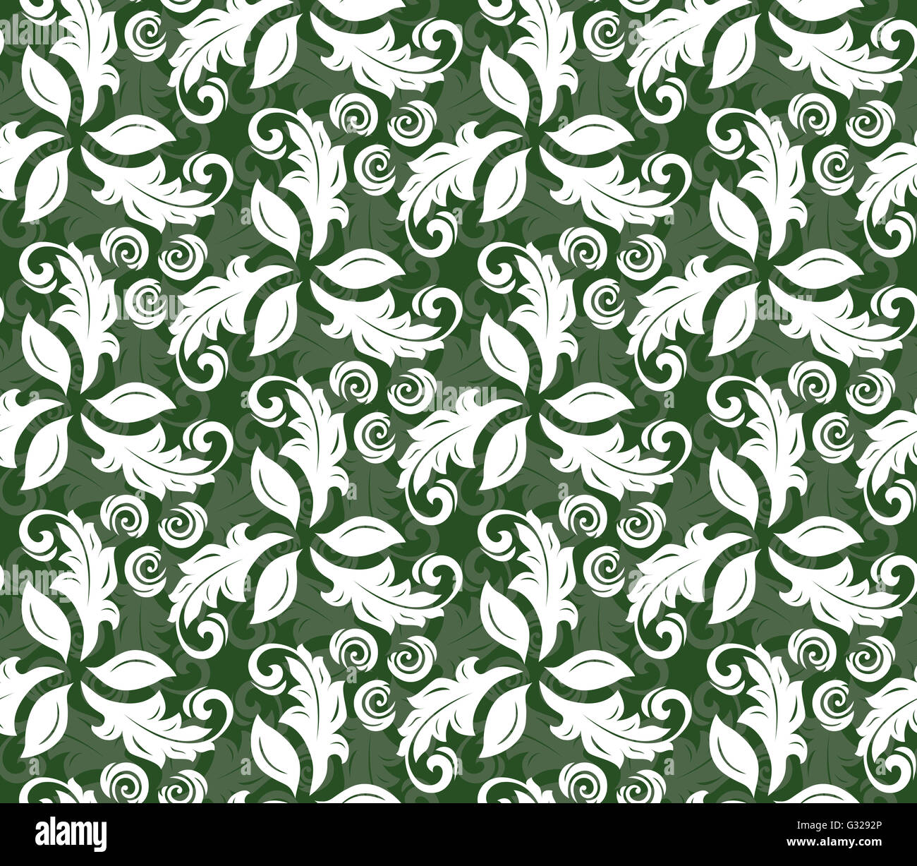 Floral Fine Seamless Pattern Stock Photo - Alamy