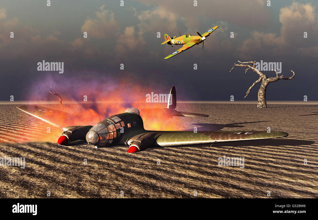 The Battle Of Britain Stock Photo - Alamy
