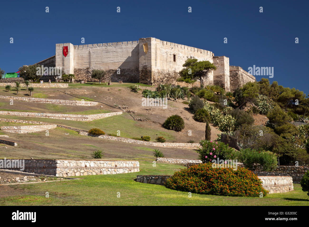 Castillo de Sohail castle, Fuengirola, Costa del Sol, Andalusia, Spain ...