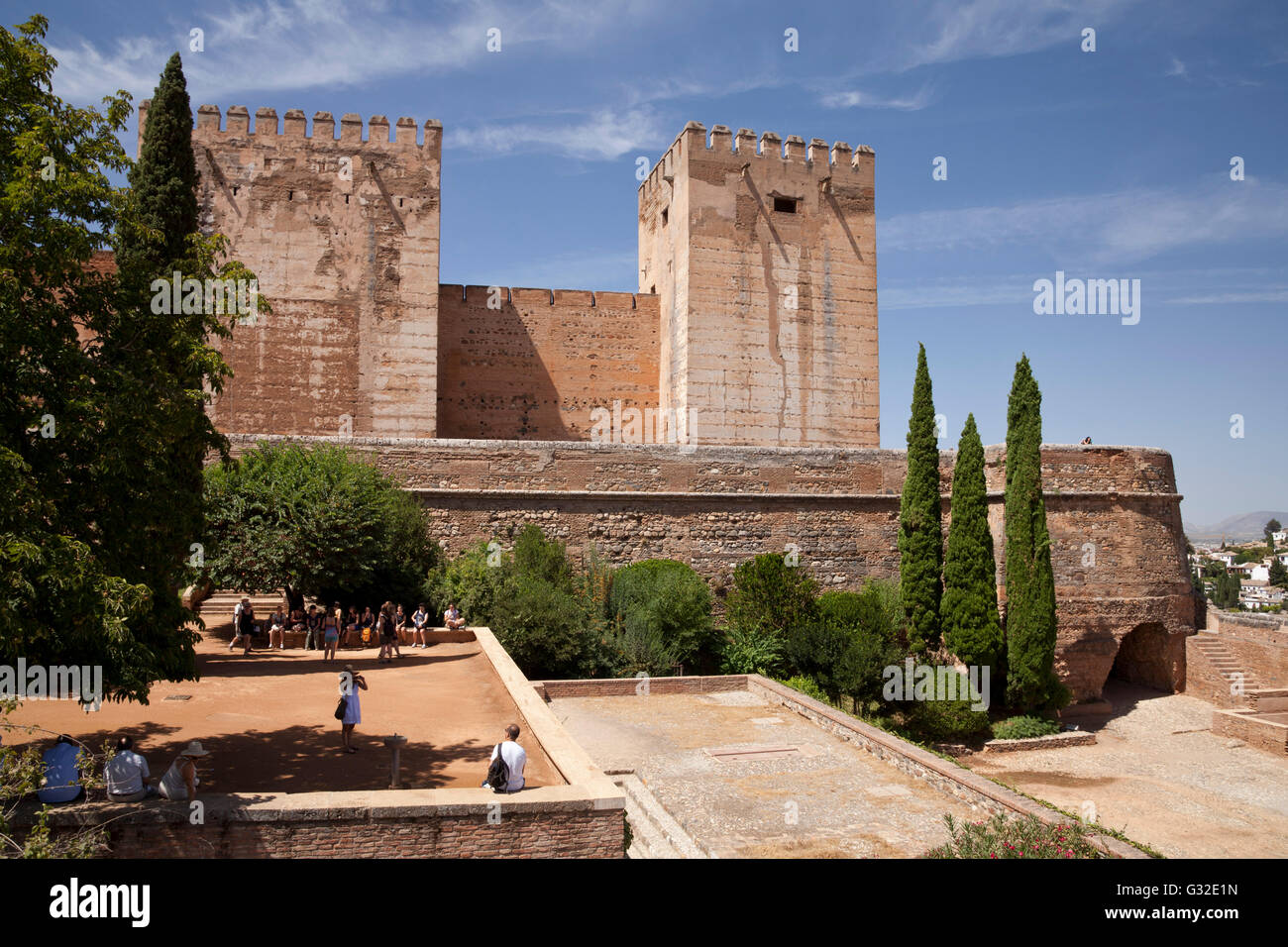 Alcazaba of the Alhambra, UNESCO World Heritage Site, Granada ...