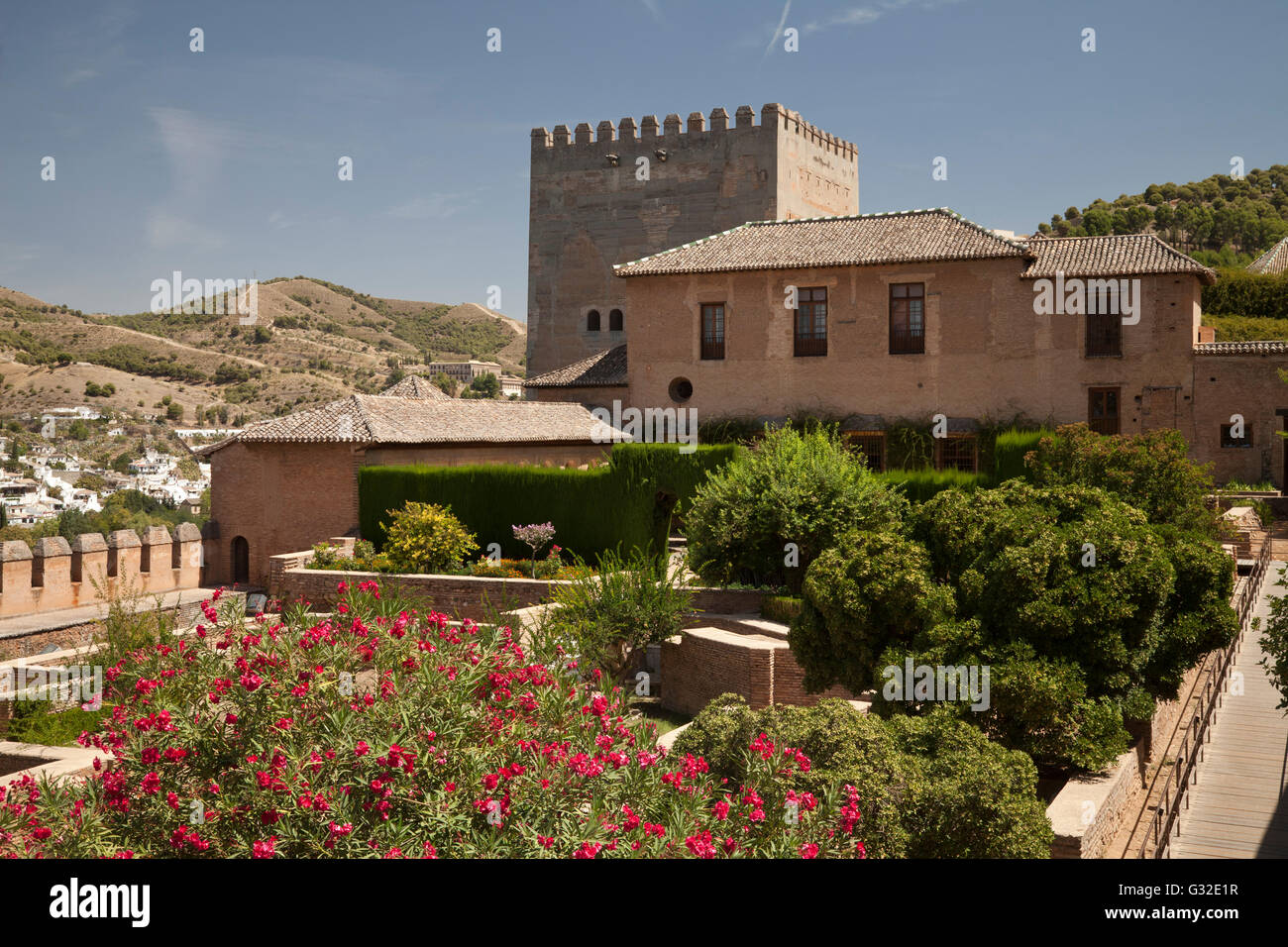 Alcazaba of the Alhambra, UNESCO World Heritage Site, Granada ...