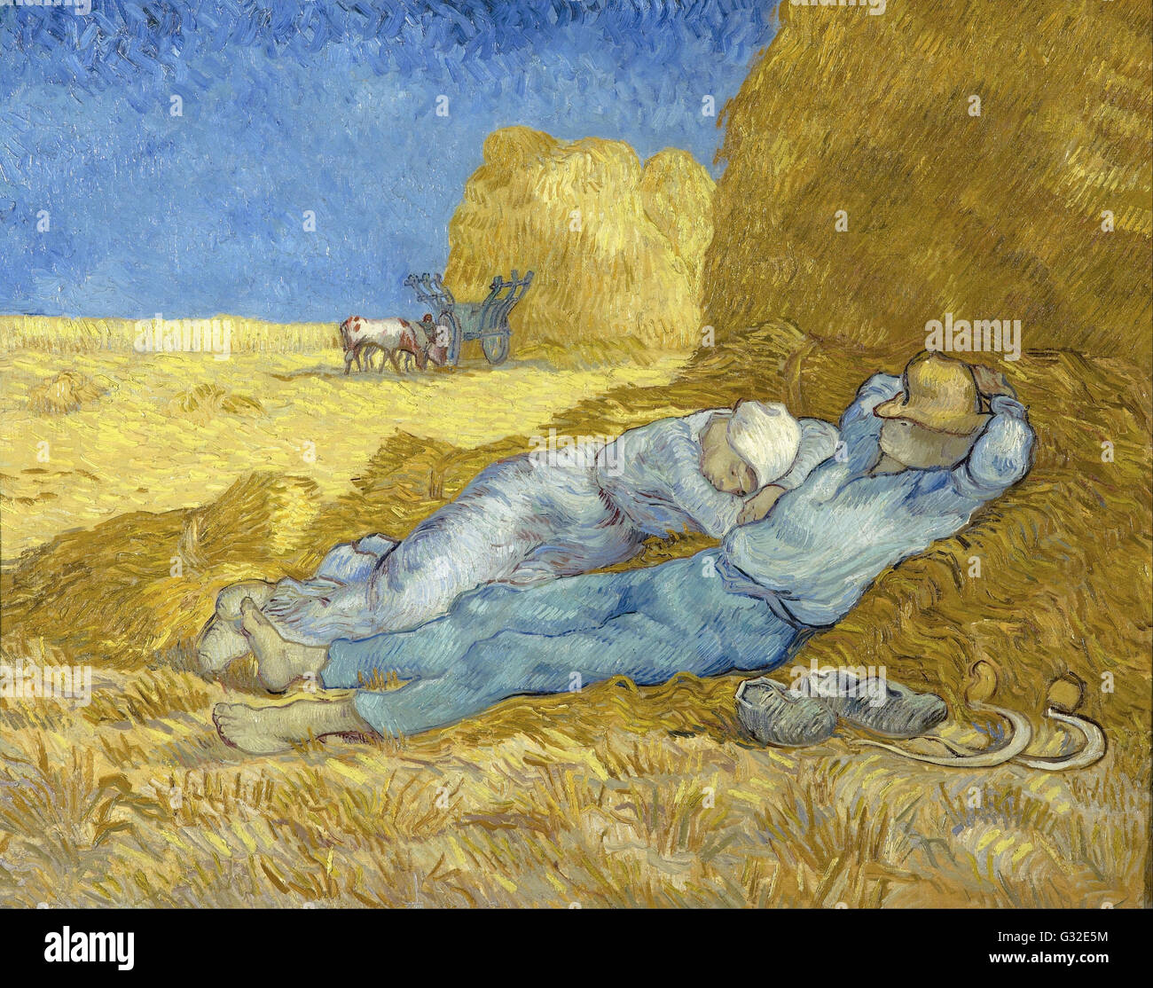 Vincent van Gogh - The siesta (after Millet) - Musée d’Orsay, Paris ...