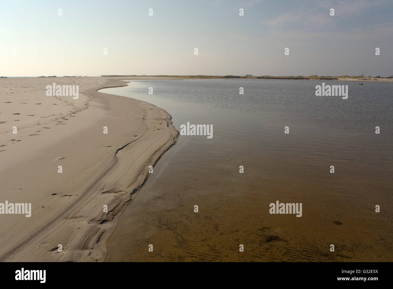 USA NY, Long Island, New York, Shore of Atlantic Ocean Landscape Stock ...