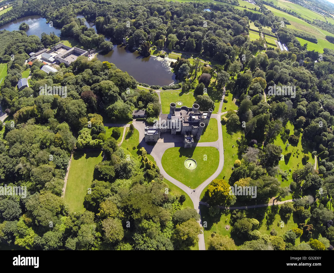 Johnstown castle aerial hi-res stock photography and images - Alamy