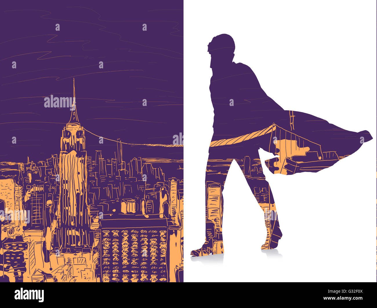 Superman vintage comic hi-res stock photography and images - Alamy