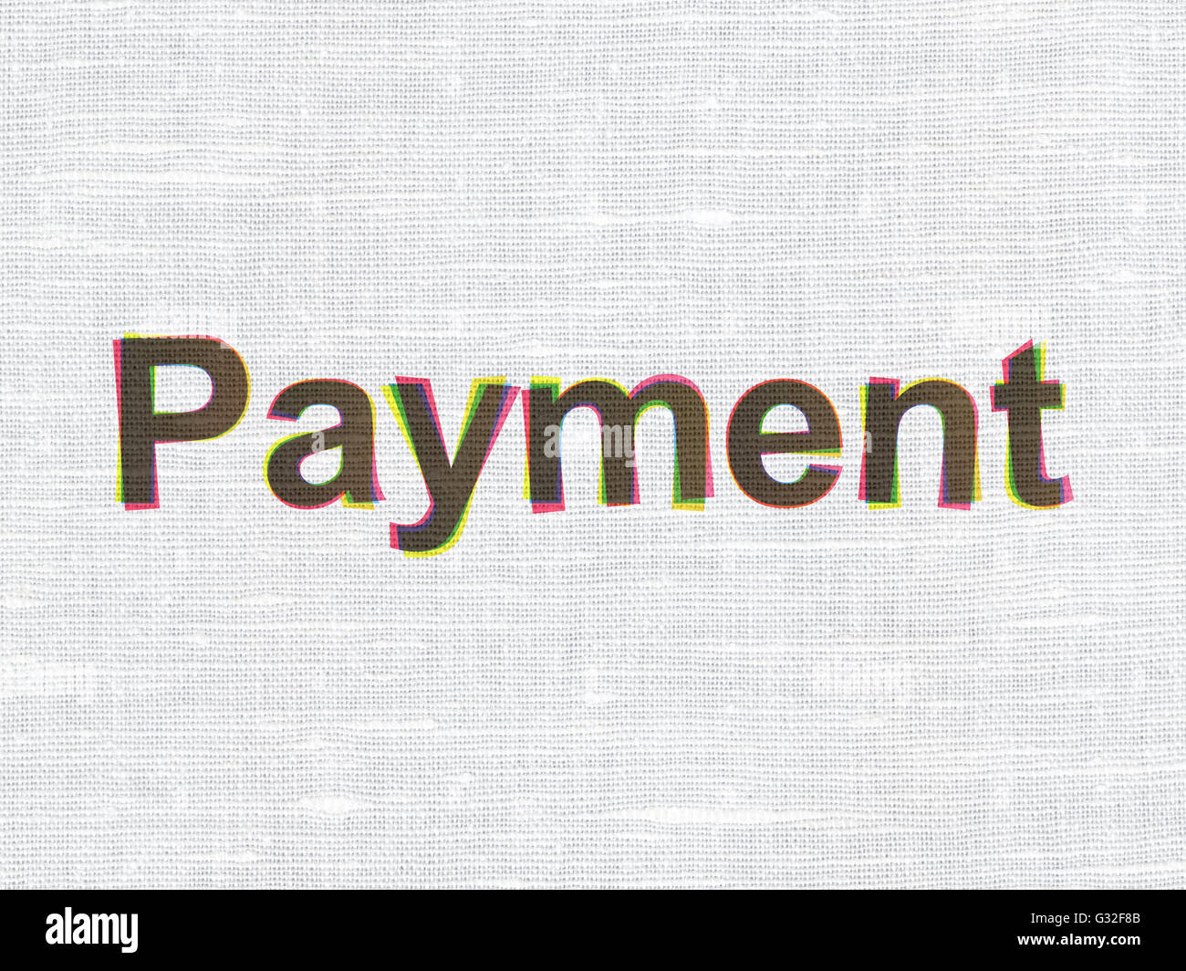 Money concept: Payment on fabric texture background Stock Photo - Alamy