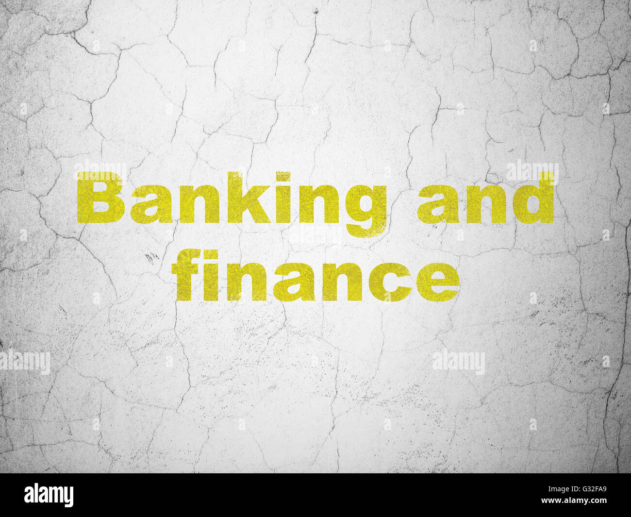 Banking concept: Banking And Finance on wall background Stock Photo - Alamy